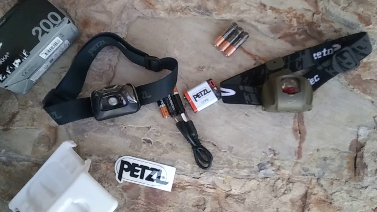 Petzl Tactikka Headlamp VS. Princeton Tec EOS Tactical Headlamp - YouTube