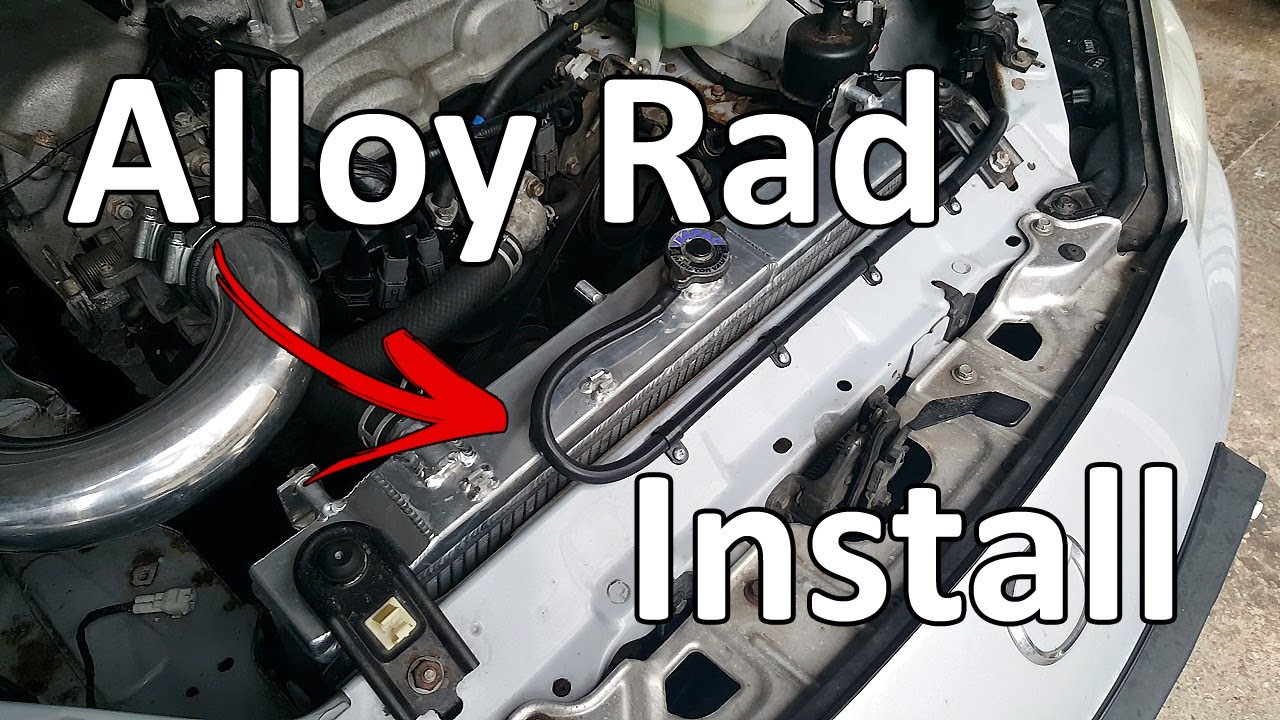 How to Install an Alloy Radiator & Wire Dual Fans | Supercharging the ...