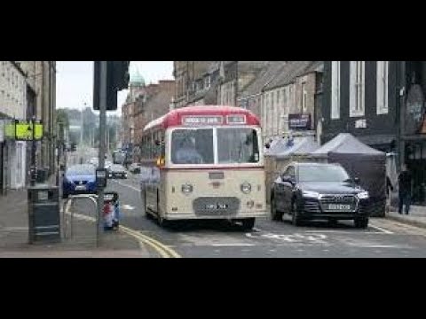 Vintage Alexander And Sons Passenger Bus On Visit To City Centre Of ...