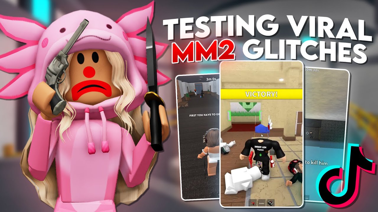 TESTING VIRAL MM2 TIKTOK GLITCHES.. (Murder mystery 2) - YouTube