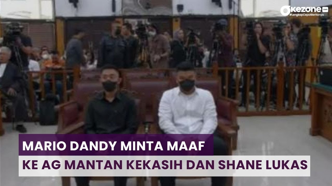 Mario Dandy Bacakan Pleidoi, Minta Maaf kepada AG Mantan Kekasih dan ...