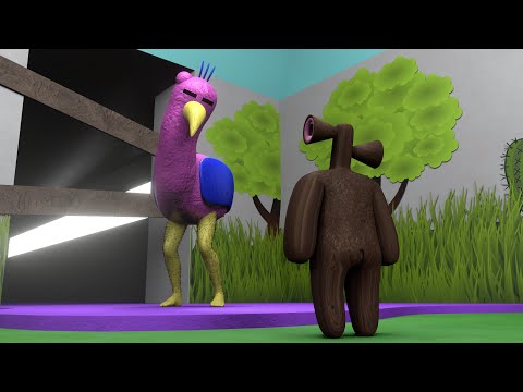 Siren Head, Garten of Banban'ı keşfediyor