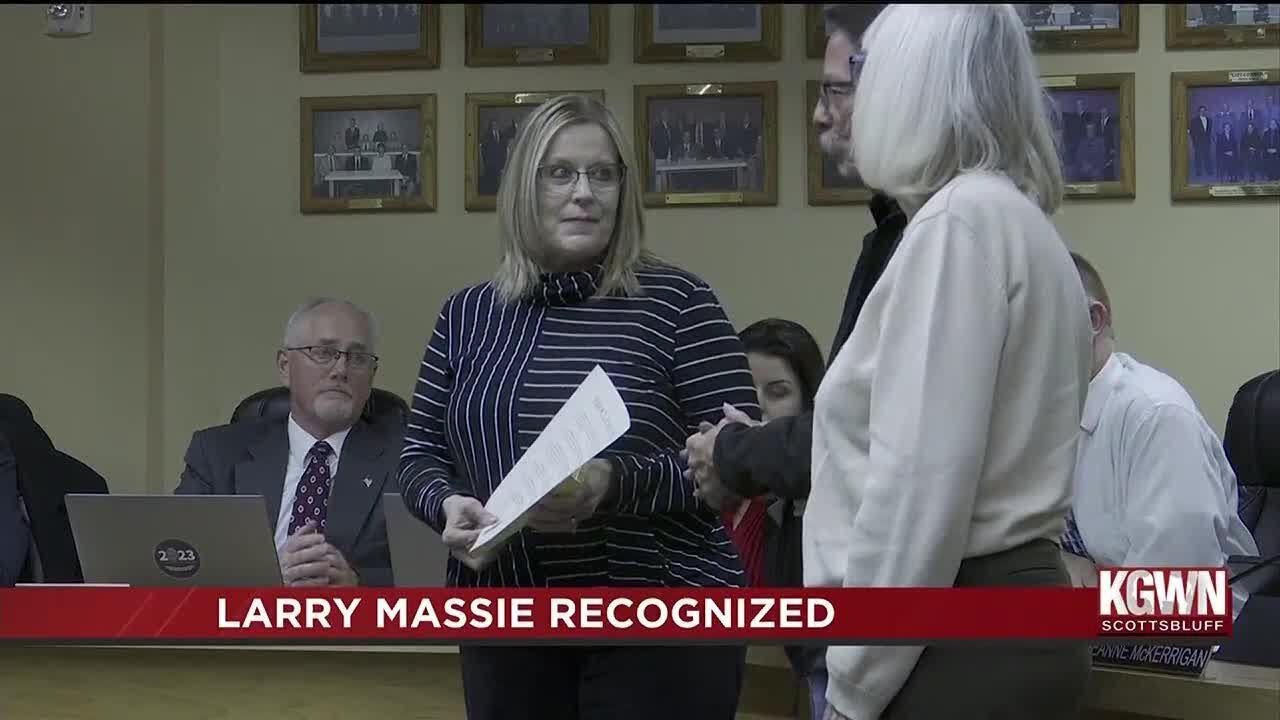Larry Massie honored by City of Scottsbluff for 23 years service to ...