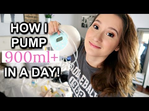 MY PUMPING ROUTINE | HOW I PUMP 900ml+ A DAY | EXCLUSIVELY PUMPING