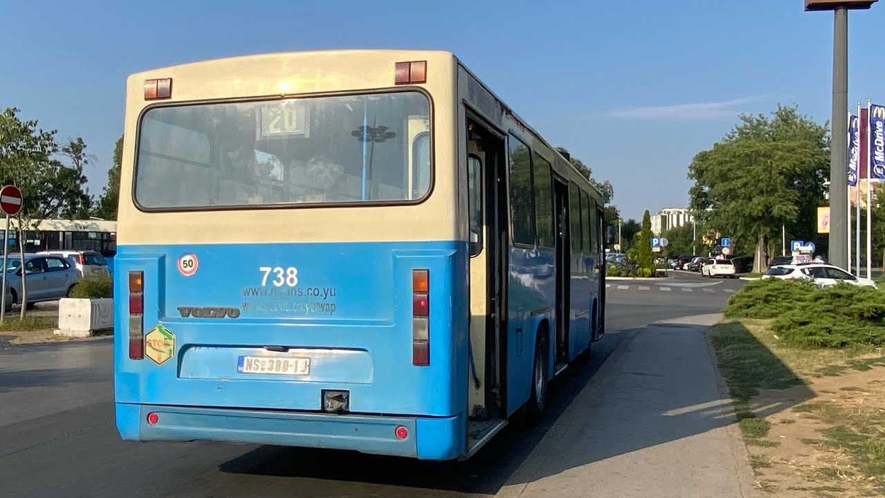 Linija 20 Ž.Stanica-Lesnina | Volvo Neobus 405G #738 - YouTube