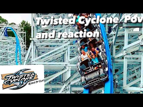 Twisted Cyclone POV & Reaction! Six Flags Over Georgia - YouTube