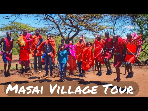 Masai Village Tour in Kenya, Masai Welcome Dance, High Jump & Masai ...
