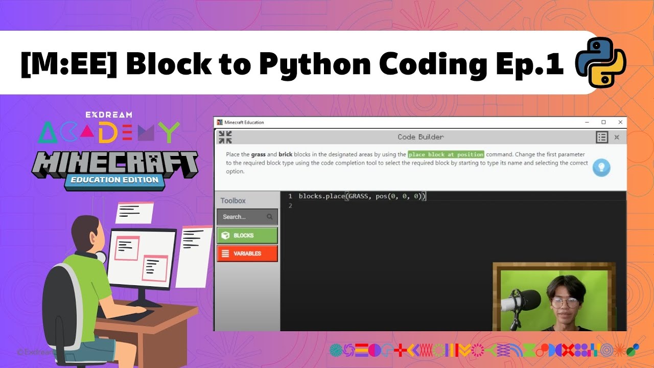 [M:EE] BASIC BLOCK TO PYTHON CODE EP.1 - YouTube