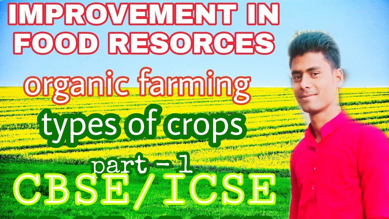 Improvement In Food Resources | Organic Farming | Types Of Crops - YouTube