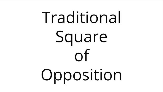 Square Of Opposition Made Simple