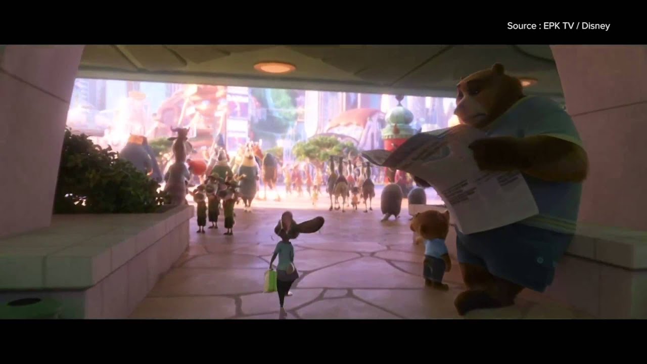 "Zootopia" Fur Technology ( о создании мультфильма) - YouTube