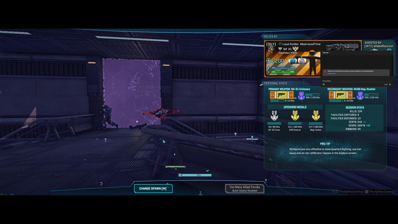 TheLordAlphiusNC Planetside 2 - NC - Thursday Night Live Gameplay 01/05 ...