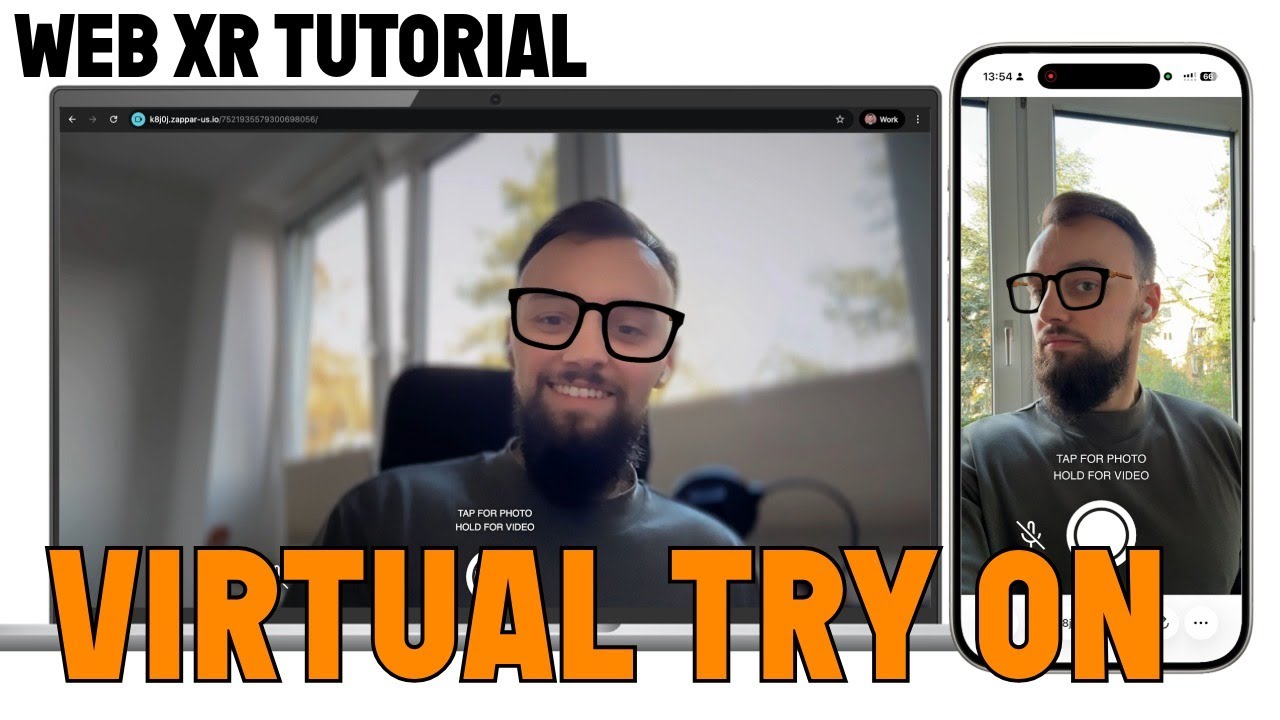 Create a virtual try on effect for glasses in Web XR ( Mattercraft ...