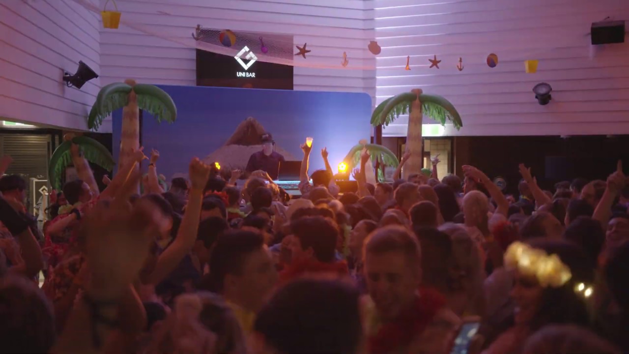 UniBar - Beach Party 2020 - Dropping a Millennial Singalong - YouTube