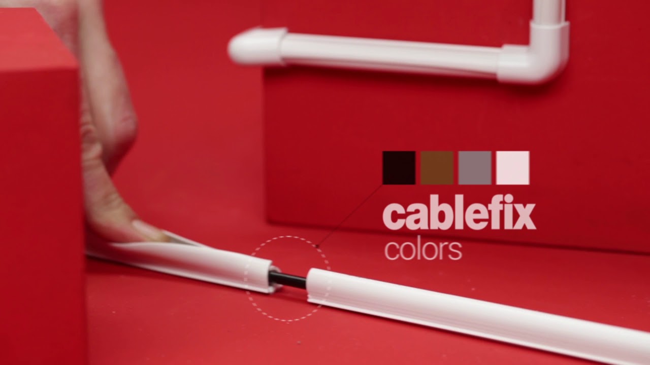 Cablefix - System prowadzenia przewodów - YouTube