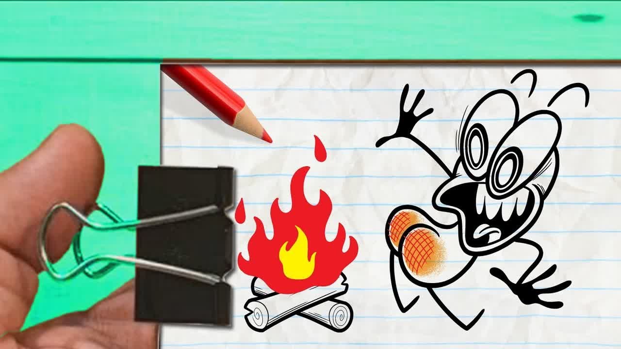 【Flip Book】 Pencilmate Plays with Fire... -in- PENCILMATION FIRY ...
