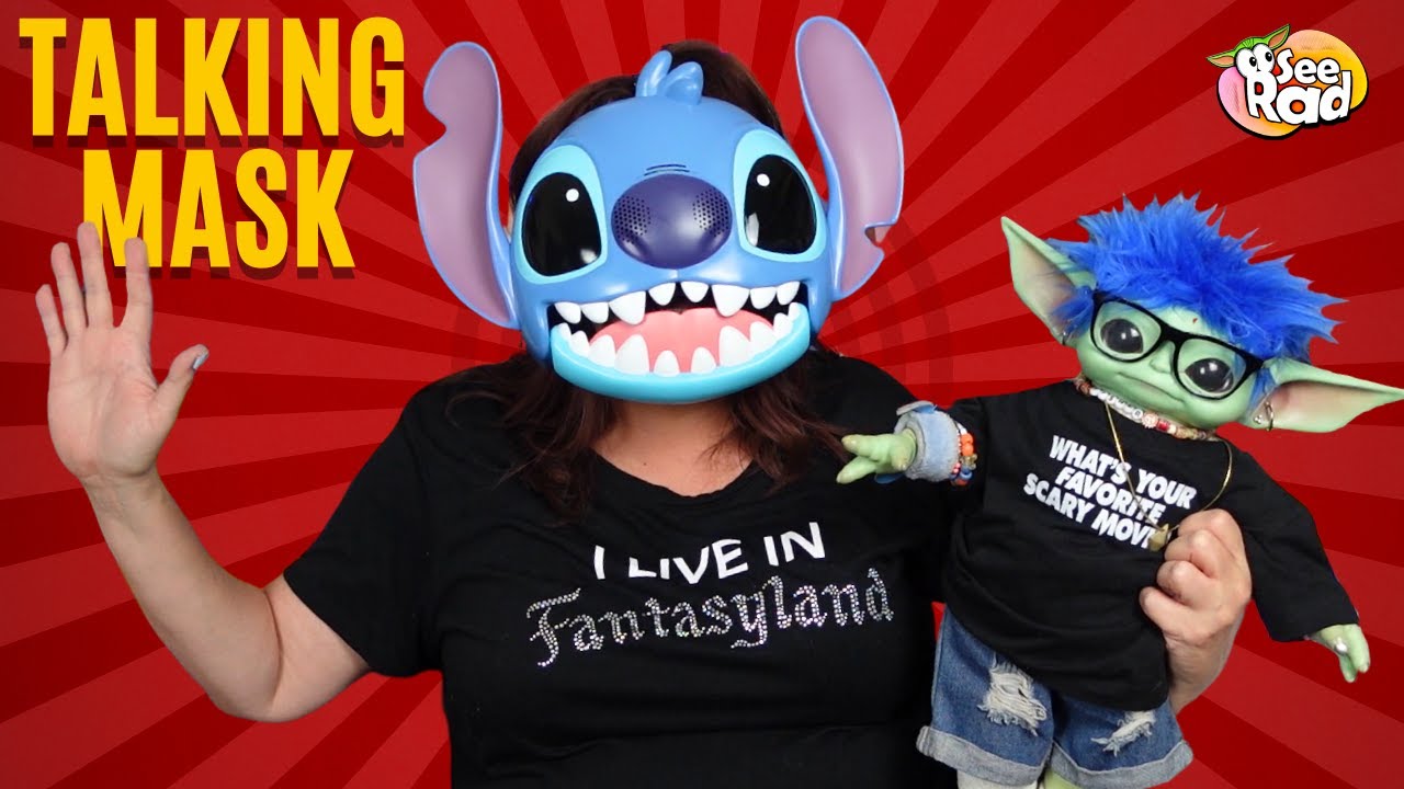 Unleash Your Inner Stitch With This Talking Mask! - YouTube