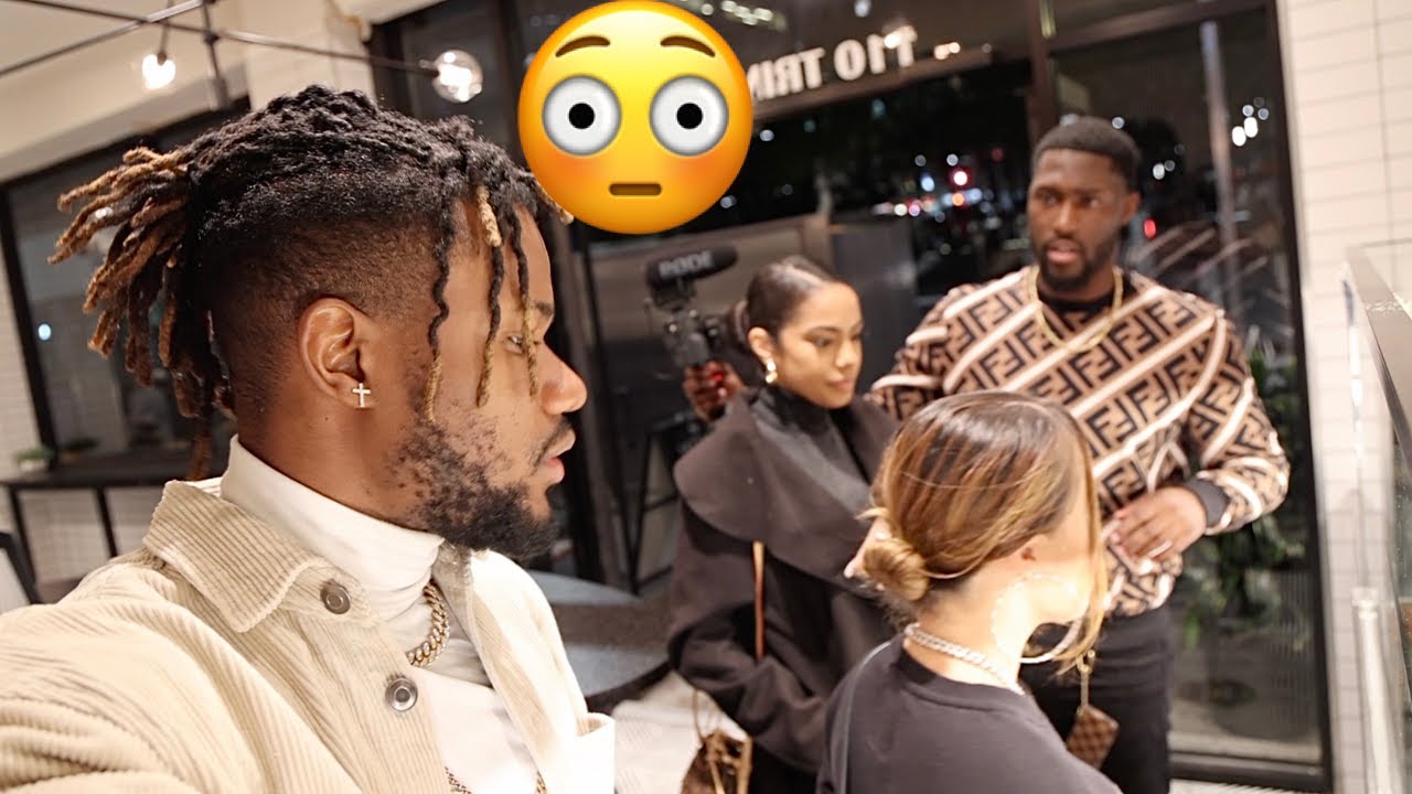 Kristen & Reafe First Time Experiencing A Fight In NYC - YouTube