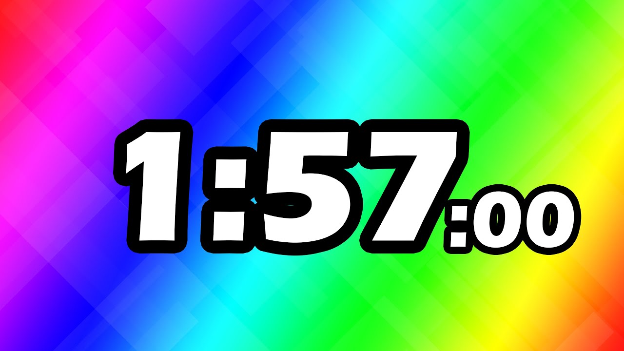 1 Minute and 57 Second TIMER Countdown - YouTube