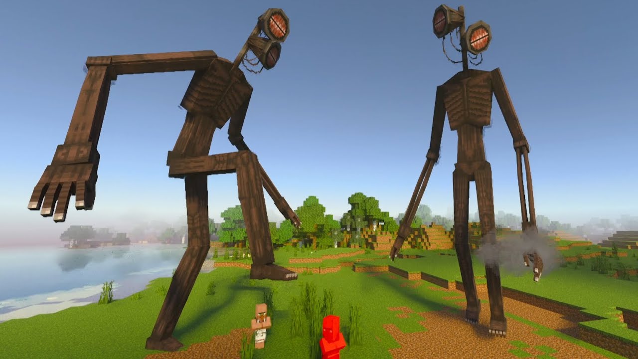 New Siren Head Mod ADDON MCPE in Minecraft Bedrock - YouTube