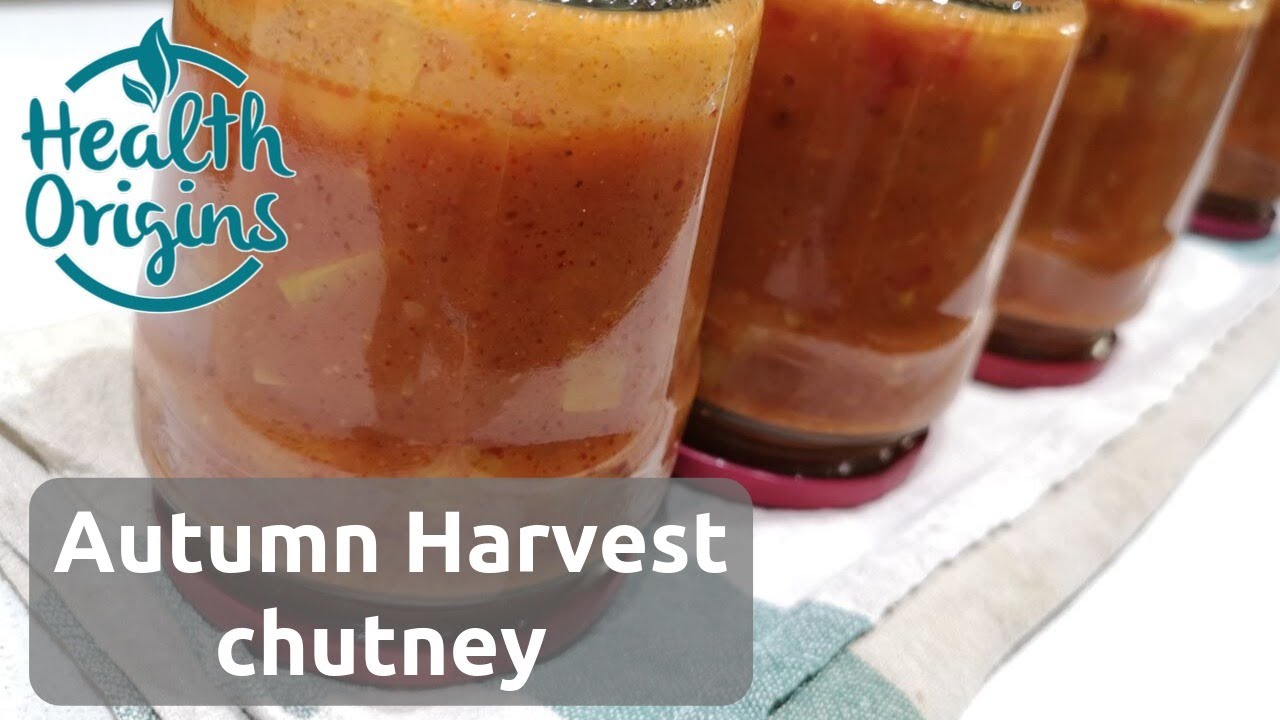 Autumn Harvest vegan chutney (oil free) - YouTube