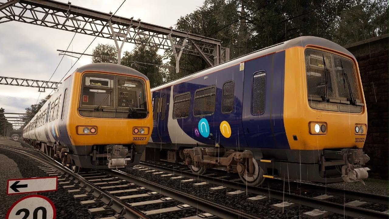 Train Sim World 4 Class 323 Scenario/Mission 5 AWS PIS DSD PS5 - YouTube