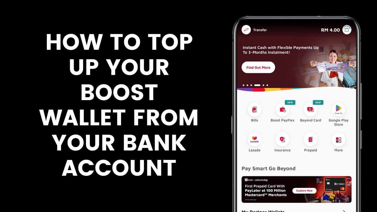 How to Top Up Your Boost Wallet From Your Bank Account On Your Boost ...