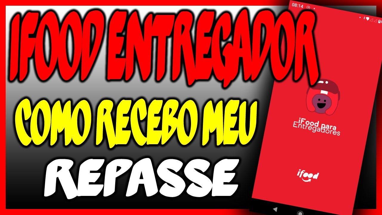 Como recebo meu repasse no aplicativo do Ifood Entregador. - YouTube