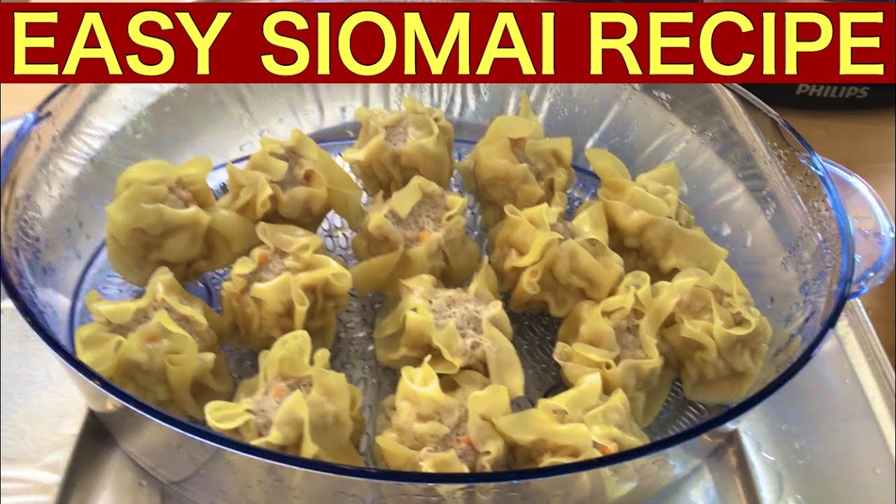 BEST PORK SIOMAI RECIPE - YouTube