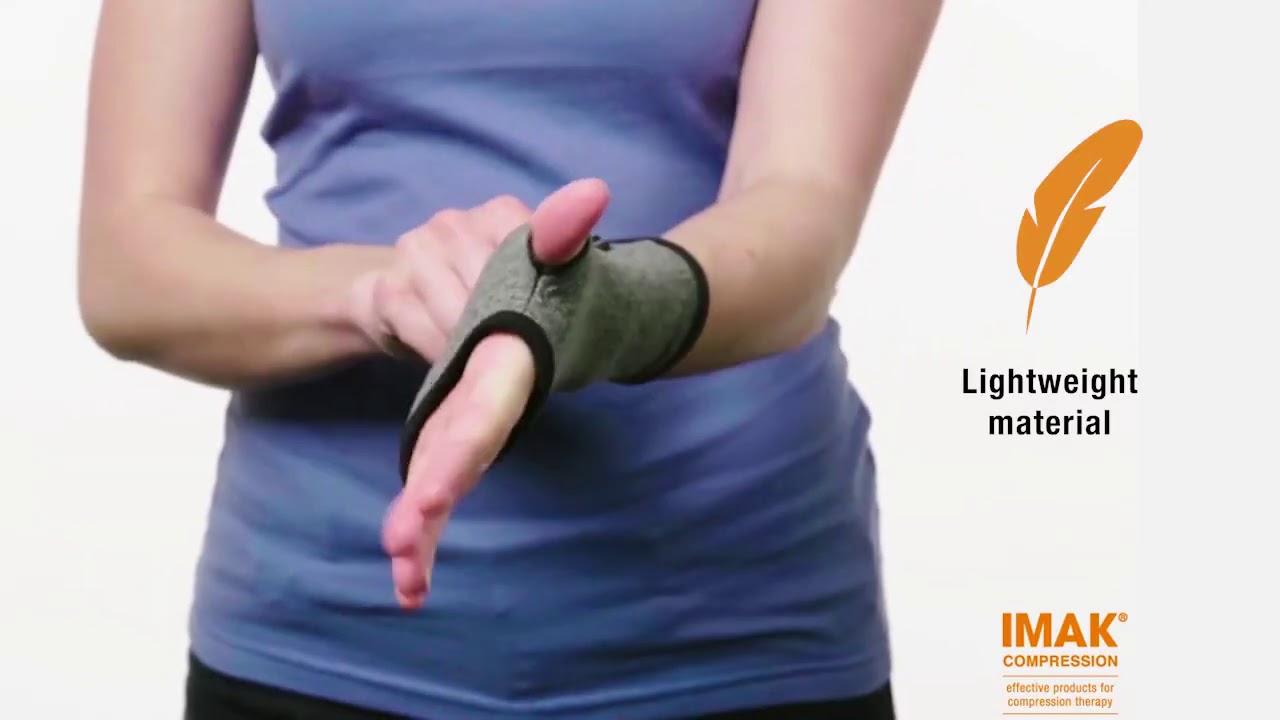 IMAK Compression Arthritis Wrist Sleeve - YouTube
