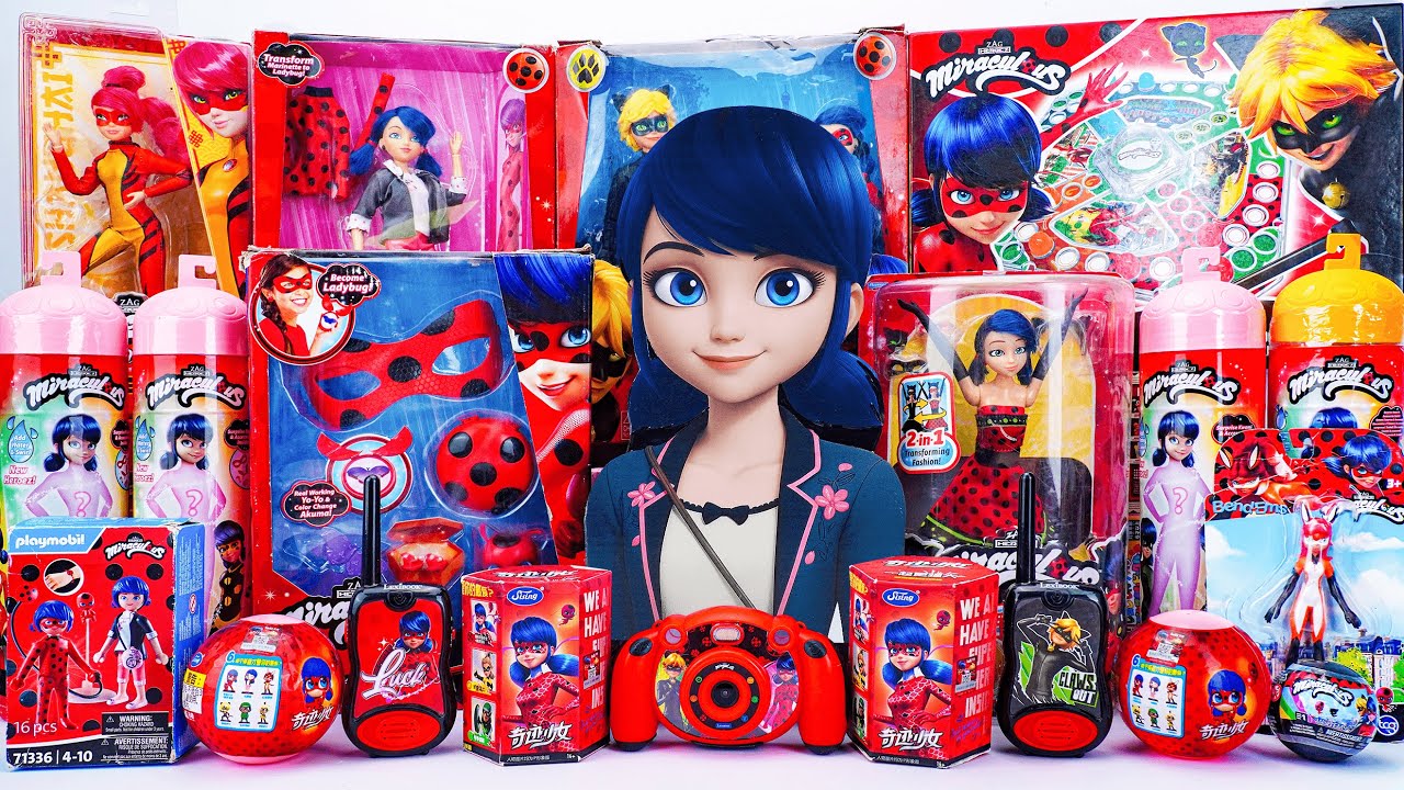 Miraculous Ladybug Toys Collection ASMR Unboxing Review | Mystery ...