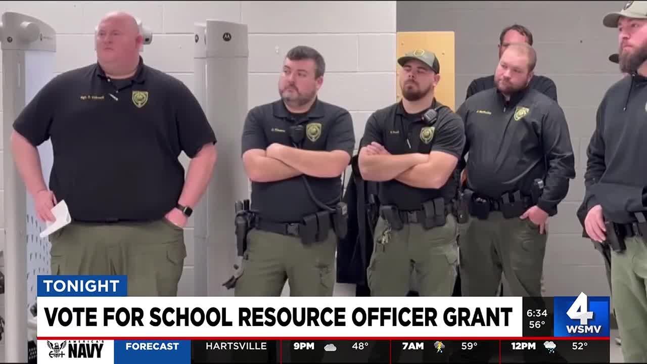 Vote for school resource officer grant - YouTube