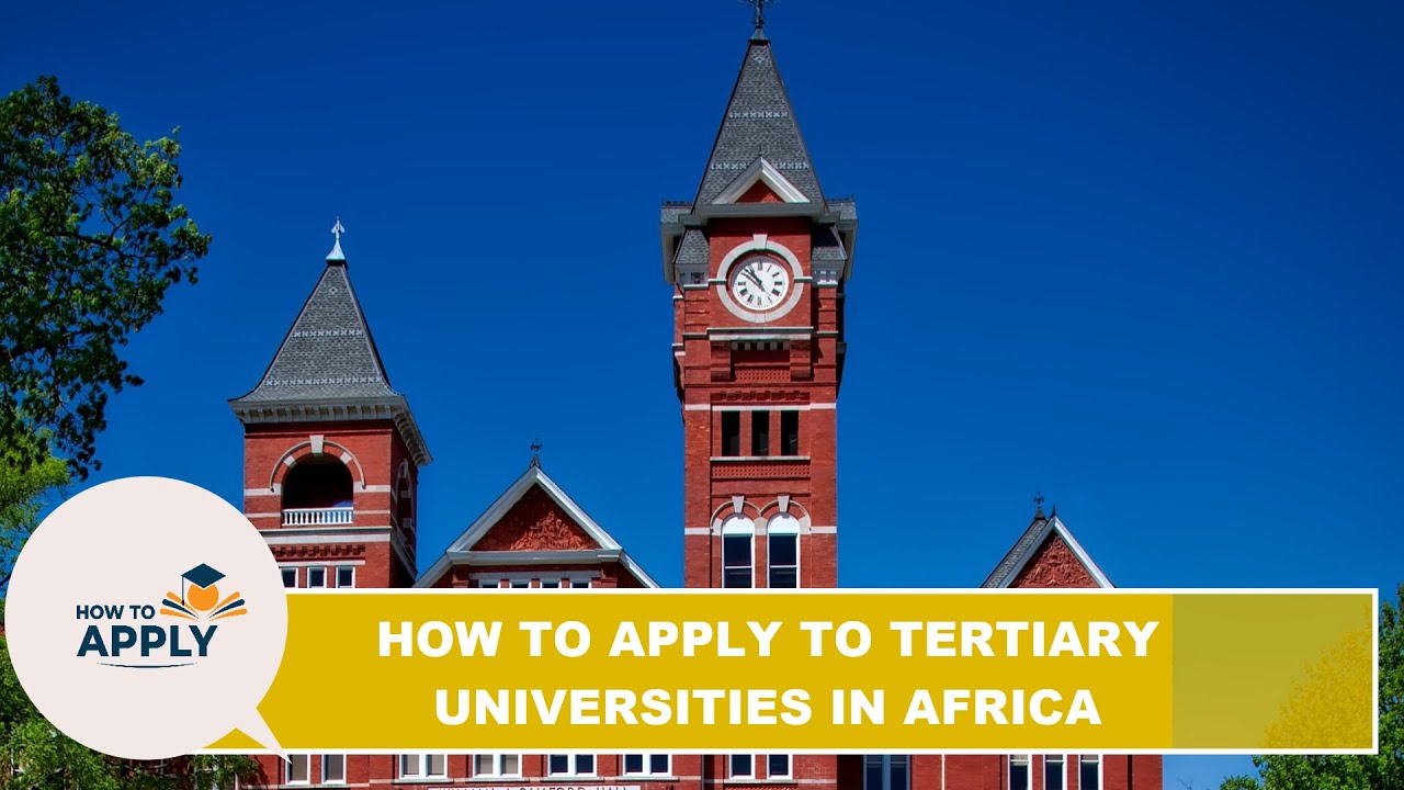 How To Apply To Tertiary Schools - YouTube