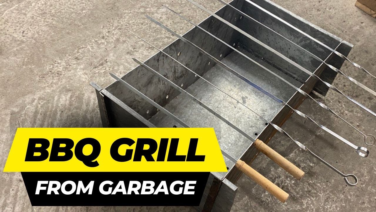 Zero cost BBQ Grill from Garbage (D.I.Y.) ASMR - YouTube
