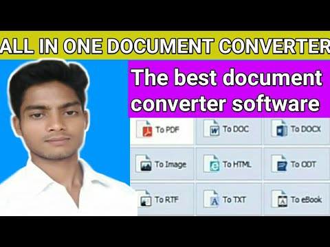 All in one document converter | Document converter software - YouTube