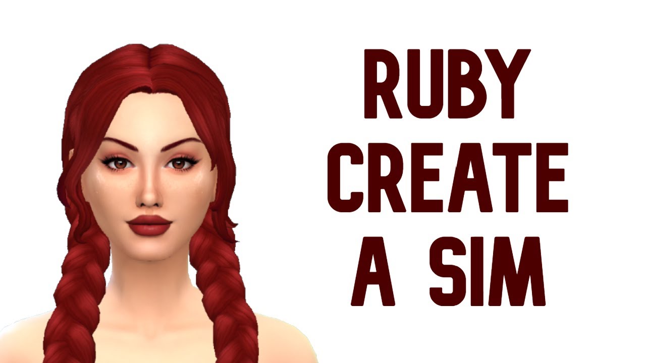 GEMSTONE CHALLENGE | RUBY | The Sims 4 Create a Sim + Sim Download ...