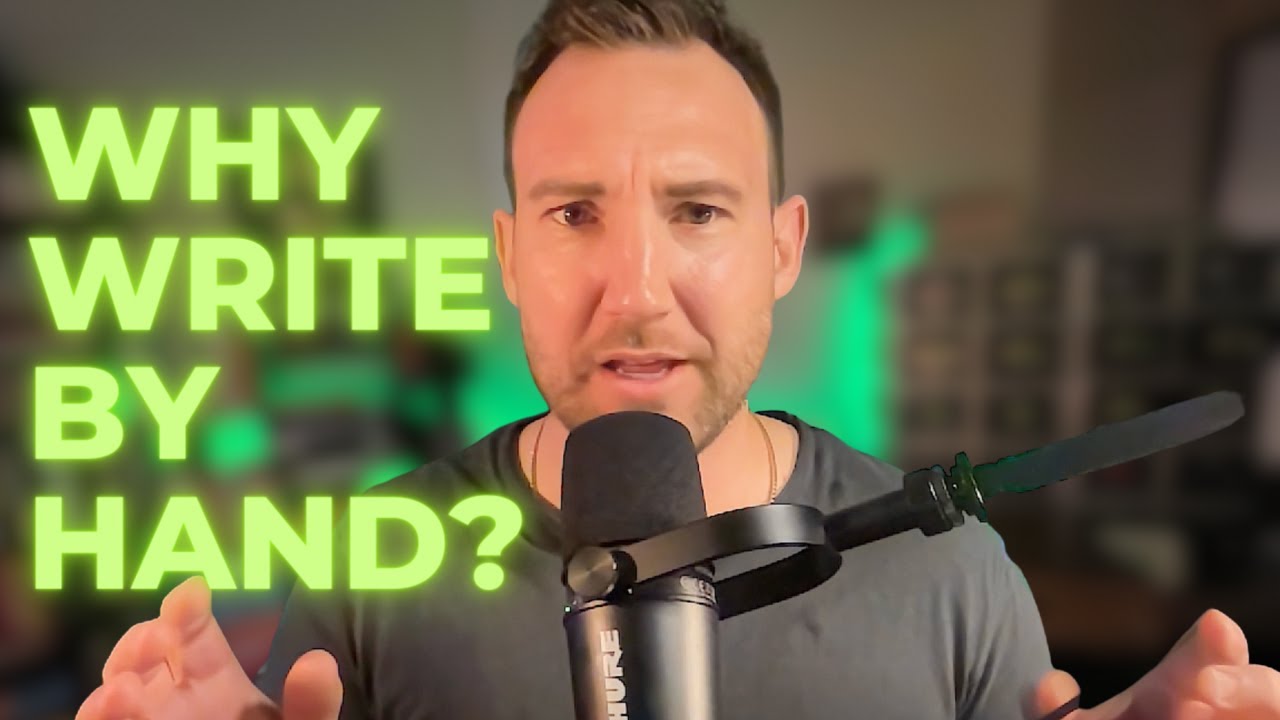 Write Your First Draft By Hand - YouTube