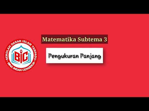 Pengukuran Panjang | Matematika | kelas 1 | SDIT BIC - YouTube