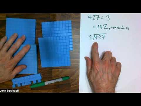 Illustrating Division of Whole Numbers Using Manipulatives - YouTube