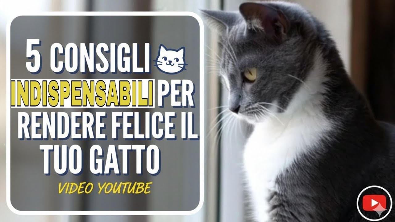 Cinque consigli indispensabili per rendere felice il tuo gatto🥰🥰🐱🤩💗 ...
