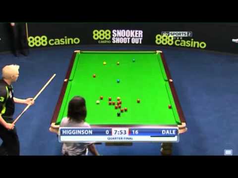 Dominic Dale - Andrew Higginson (Quarter Final) Snooker Shoot Out 2014 ...