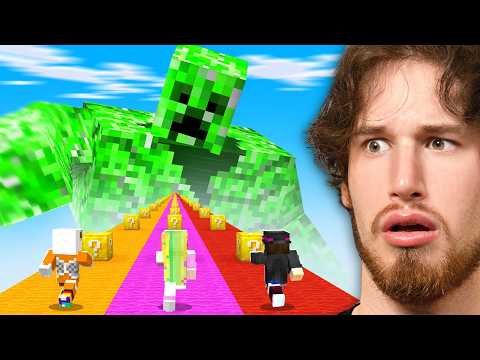 Most CHAOTIC Lucky Block Race on Youtube
