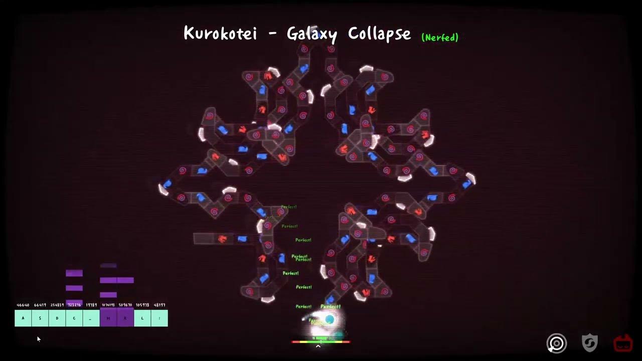 [ADOFAI] Kurokotei - Galaxy Collapse (nerfed) | normal clear - YouTube