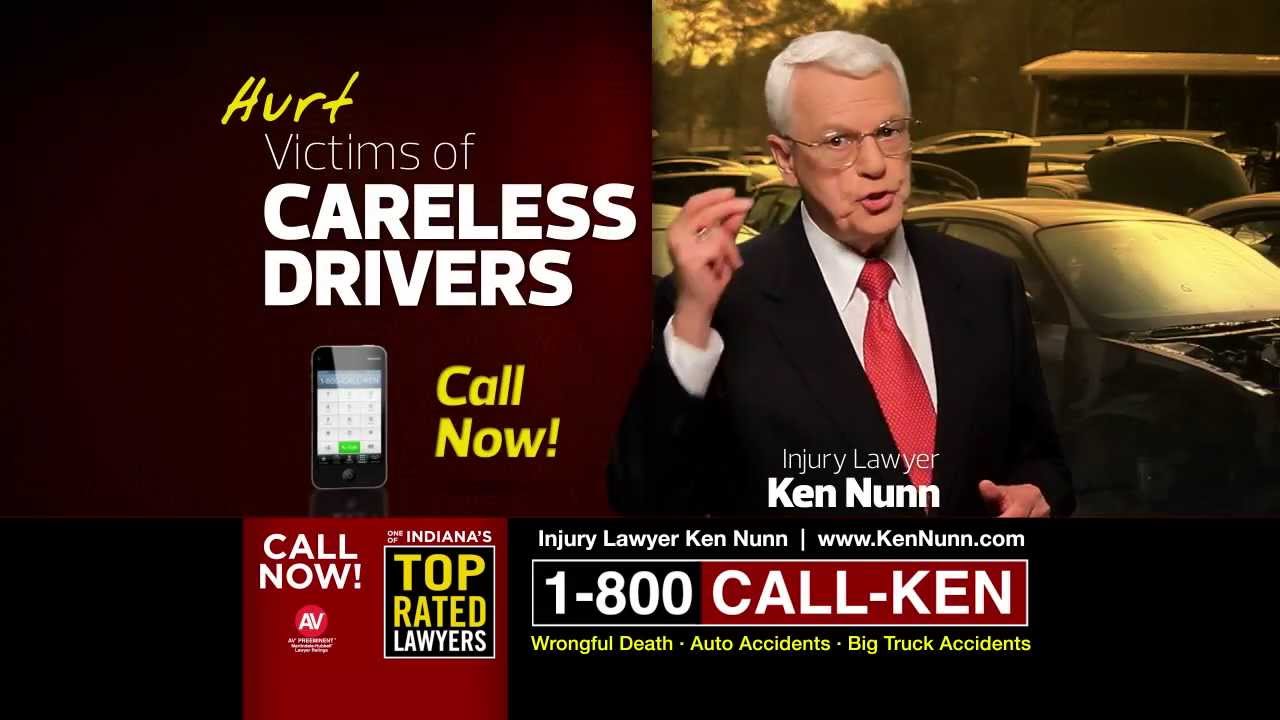 Hit by a Careless Driver in Indiana? Contact Injury Lawyer Ken Nunn ...