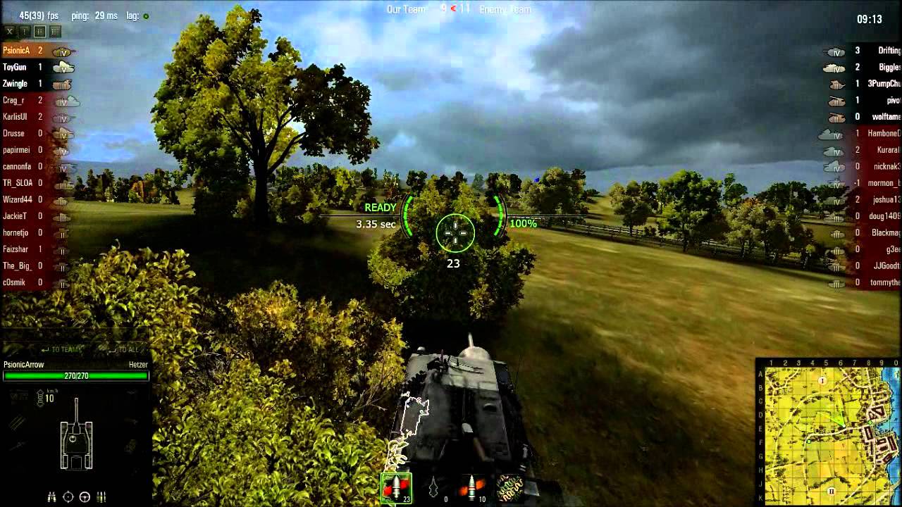 World Of Tanks Hetzer Gameplay Youtube