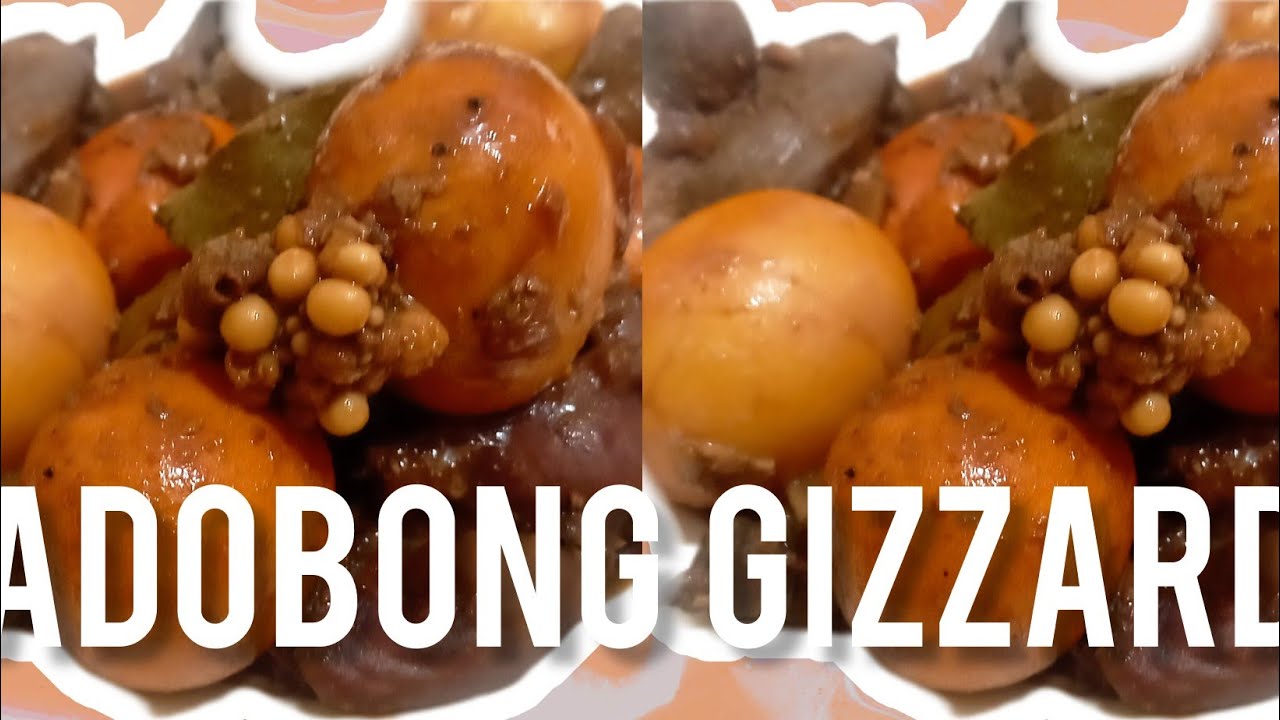 HOW TO COOK GIZZARD ADOBO WITH EGG II MAPAPA UNLI RICE KA II FILIPINO ...