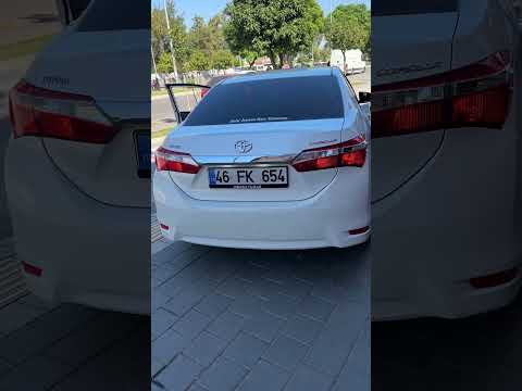 TOYOTO COROLLA VAREX KOMPİLE DÜZ BORU 1.6 ARAÇ BENZİNLİ EGZOZCU MUHAMMET ADANA