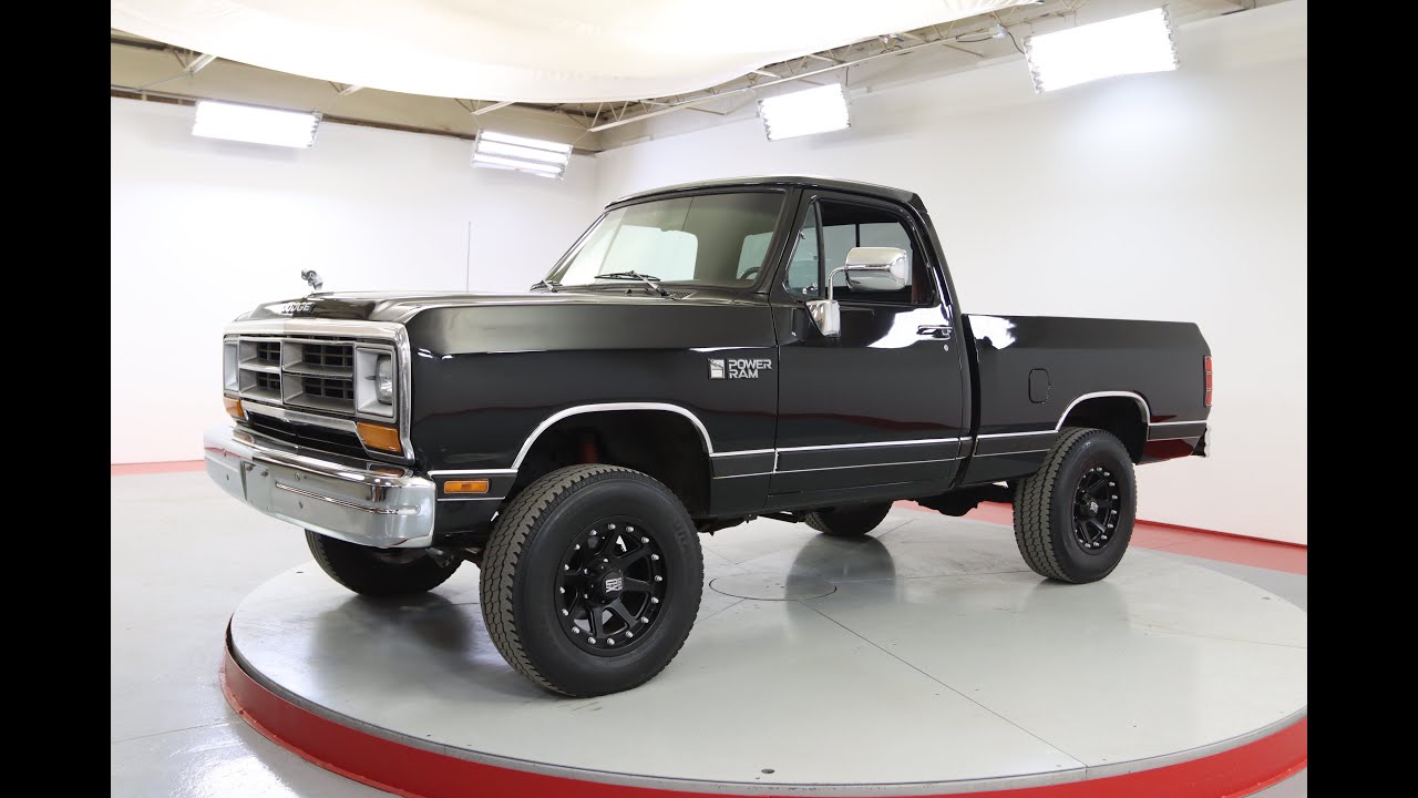 1989 DODGE POWER RAM W100 - YouTube