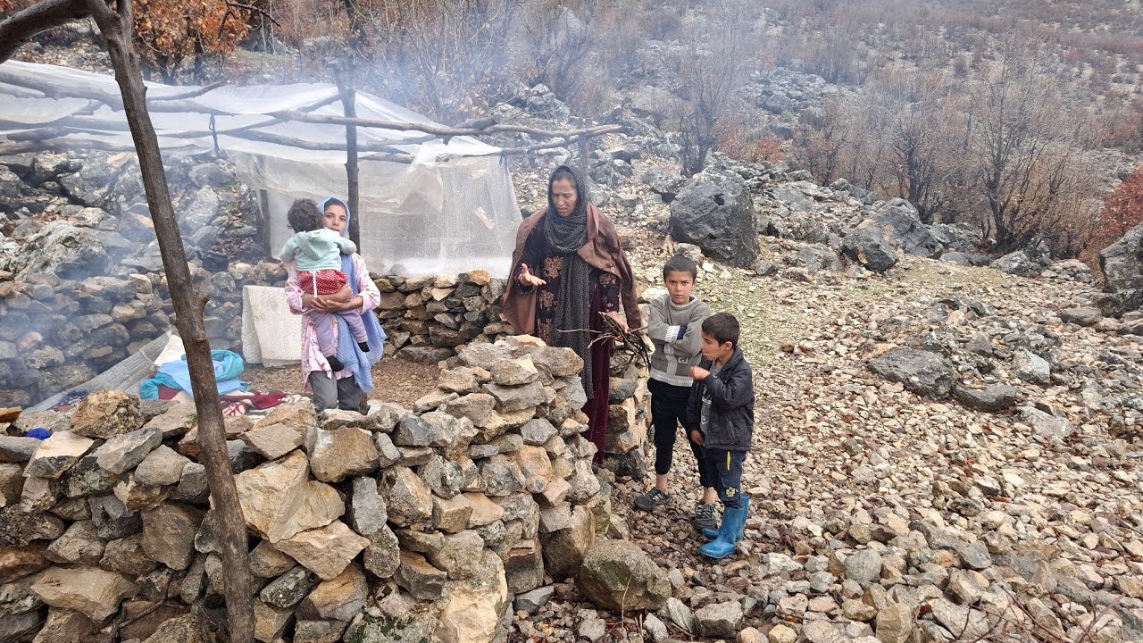 . Life and death under the torrential rain! Nomadic mother against wild nature - YouTube