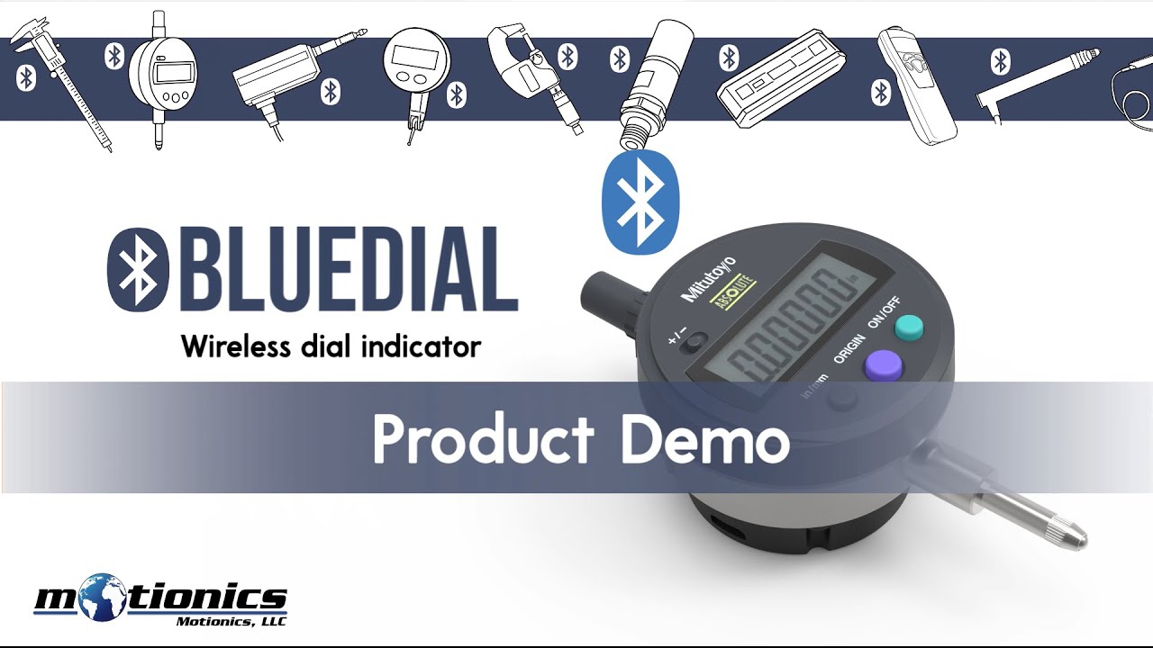 Wireless Dial Indicator BlueDial Demo - YouTube